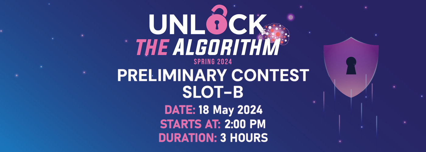Diu Unlock The Algorithm Programming Contest Spring 24 Preliminary B Slot Toph 