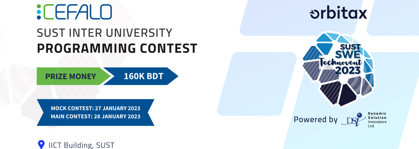 Cefalo Sust Inter University Programming Contest 2023 Toph 